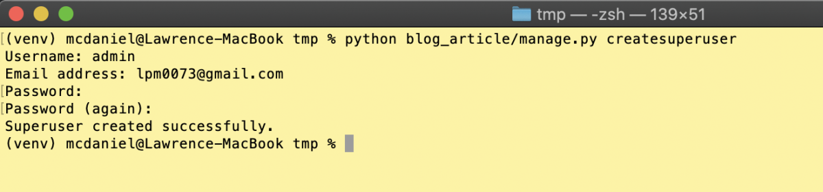 Comprehensive Django Setup Guide: Part I - Blog